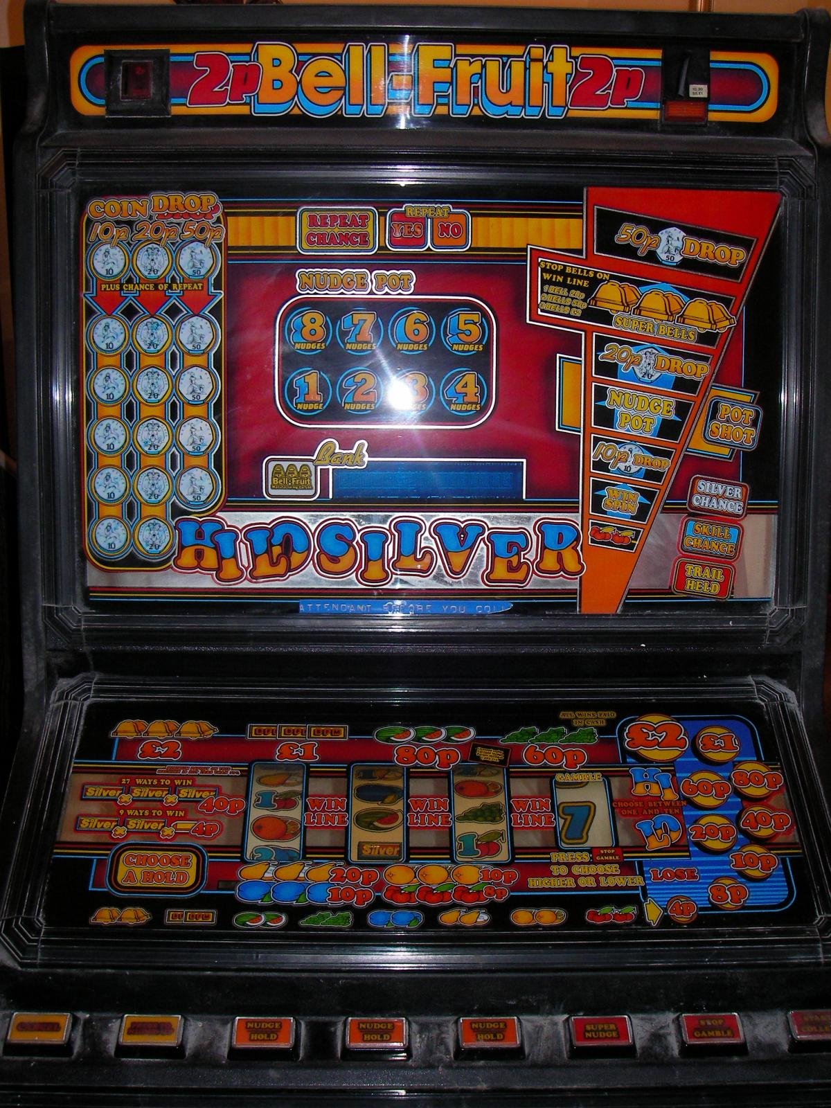 BFM - Hi-Lo Silver 2p Play - Bell-Fruit - Desert Island Fruits