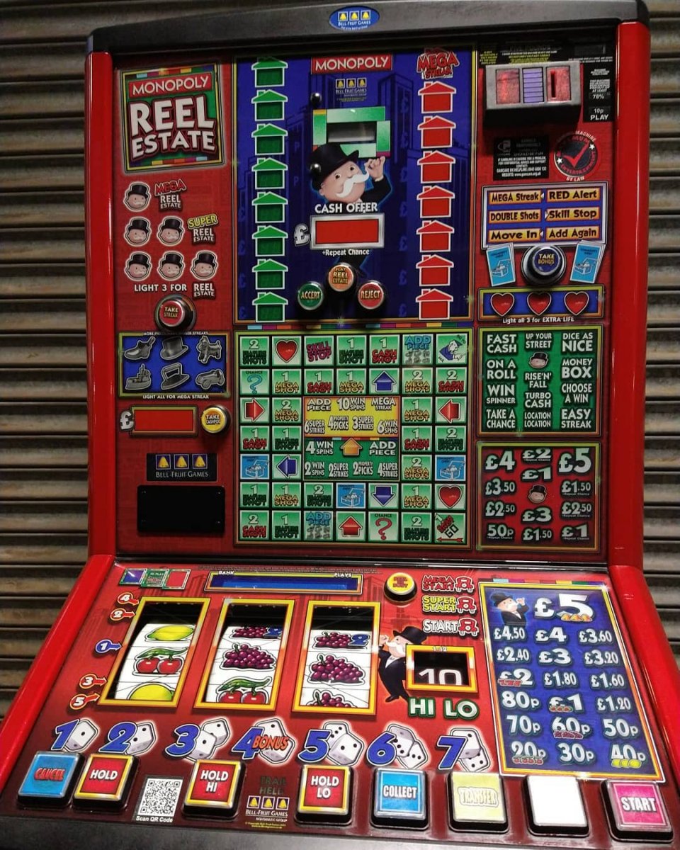 Monopoly Reel Estate £5 Jackpot - Cabinets - Desert Island Fruits