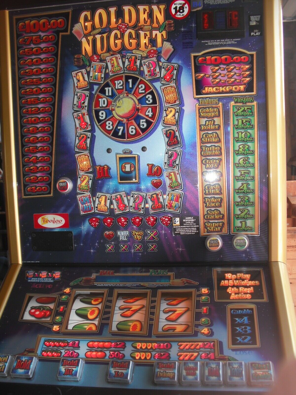 Voodoo Games - Golden Nugget - Voodoo Games - Desert Island Fruits