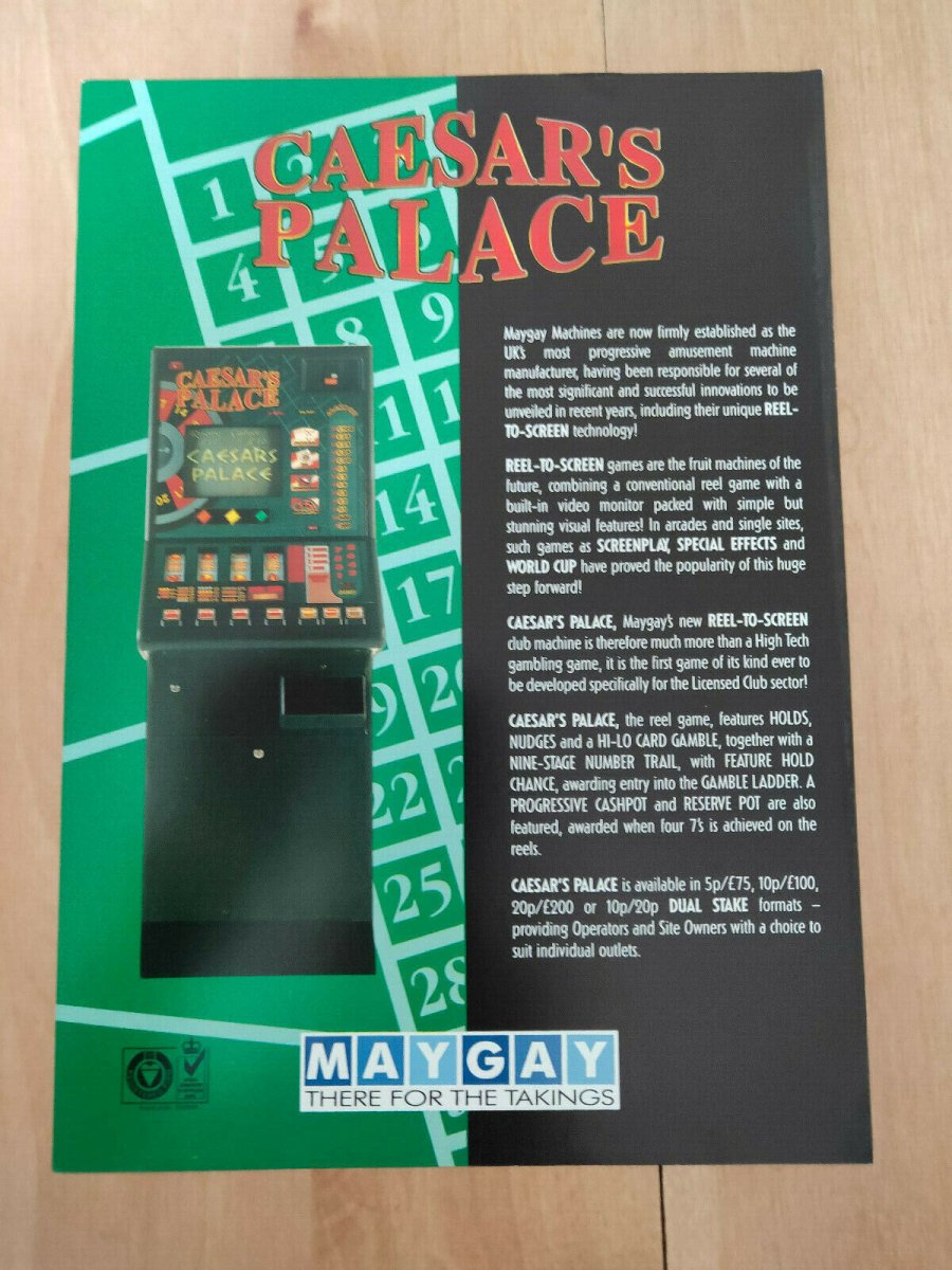 Maygay-Caesars-Palace-Arcade-Fruit-Club-Machine-A4.jpg - Flyers ...