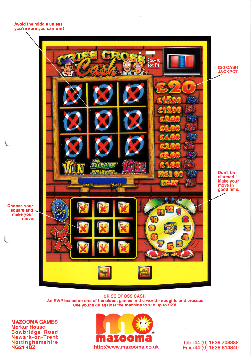 Mazooma - Criss Cross Cash.png - Flyers - Desert Island Fruits