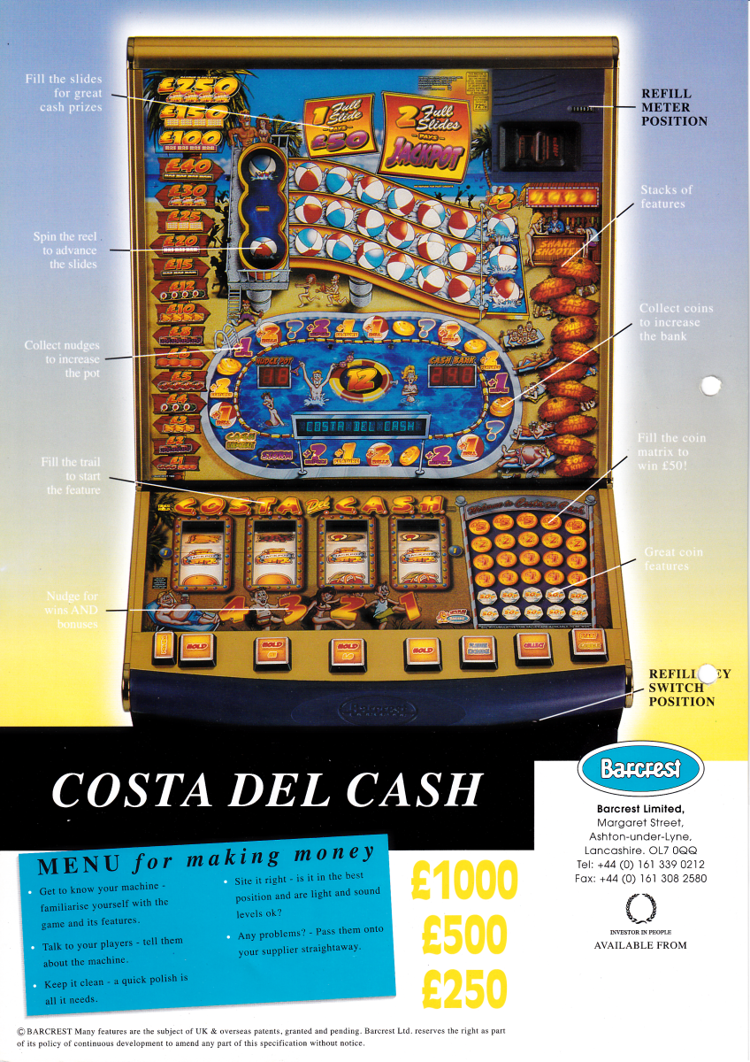 Barcrest - Costa Del Cash.png - Flyers - Desert Island Fruits
