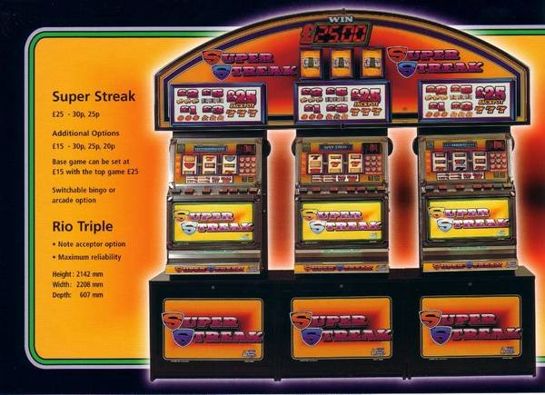 Barcrest Super Streak 3 player - Flyers - Desert Island Fruits