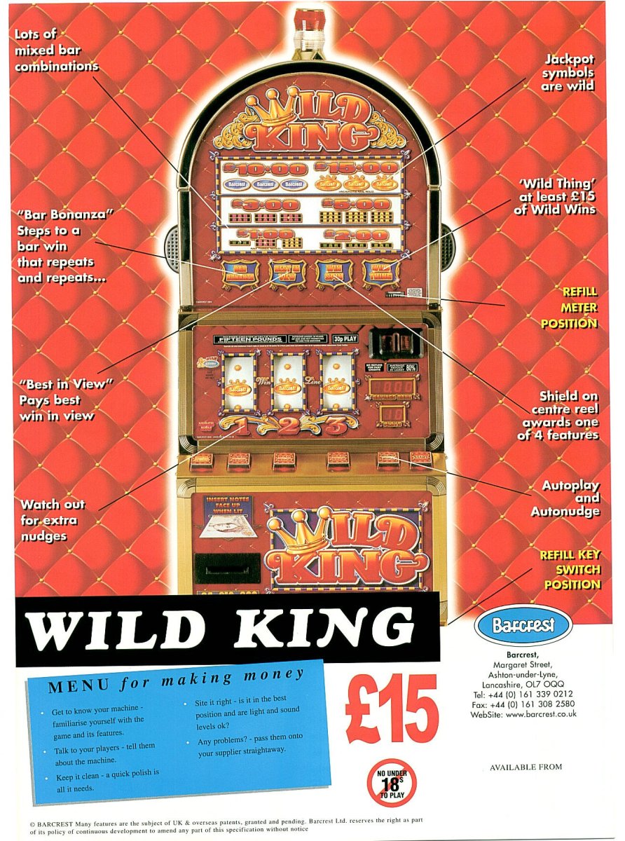 Barcrest.UK.Wild king 2 - Flyers - Desert Island Fruits