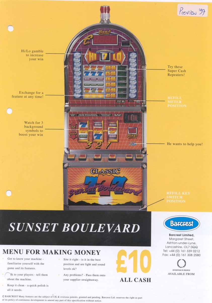 Barcrest.UK.Sunset Boulevard.1997.001.jpg - Flyers - Desert Island Fruits