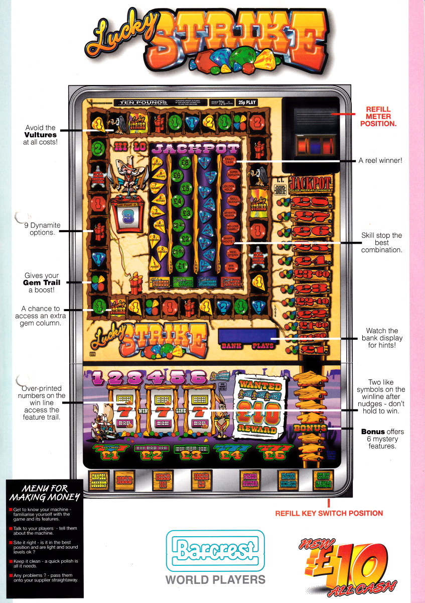Barcrest - Lucky Strike - Flyers - Desert Island Fruits