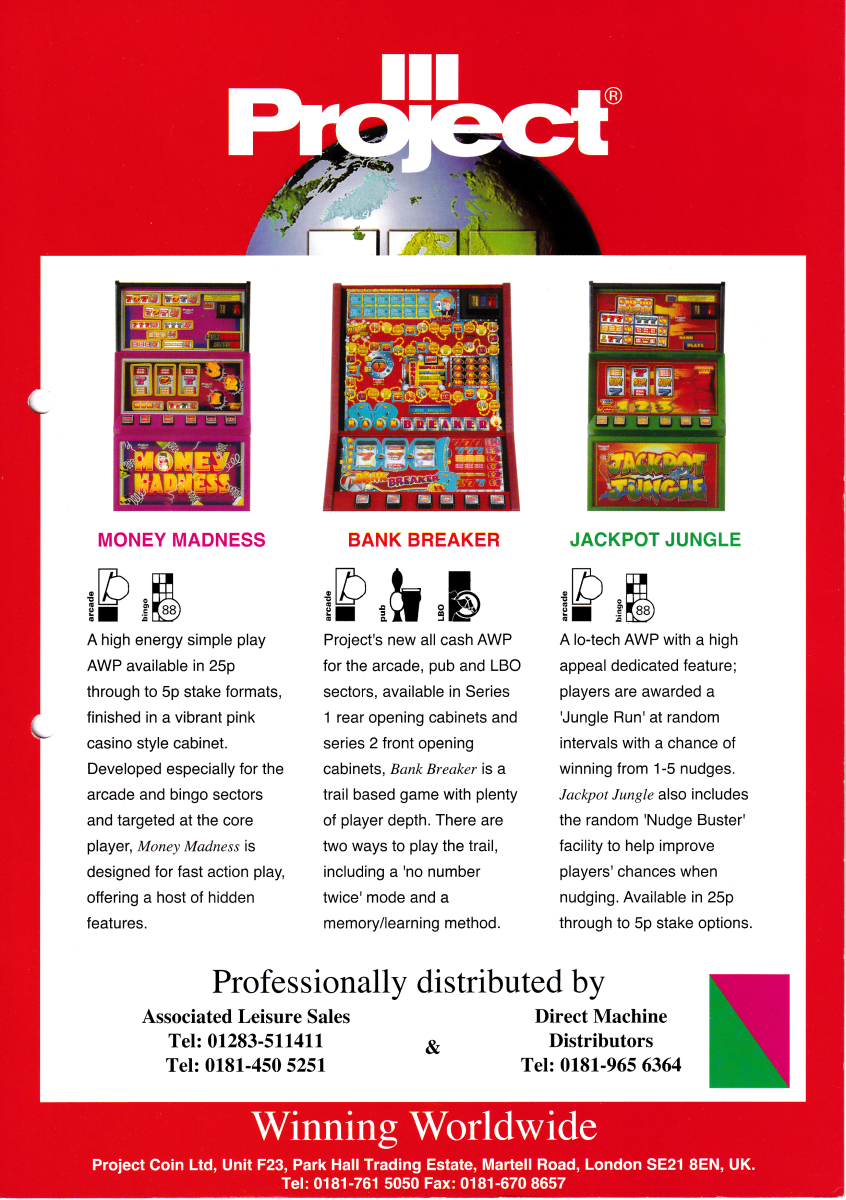 Project - Money Madness, Bank Breaker, Jackpot Jungle.png - Flyers ...