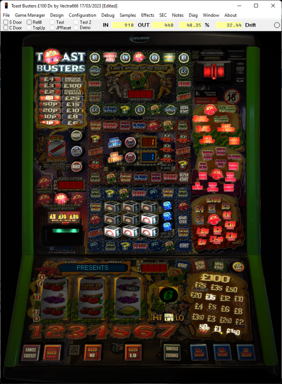 ToastBusters £100 Dx - Betcom - Desert Island Fruits