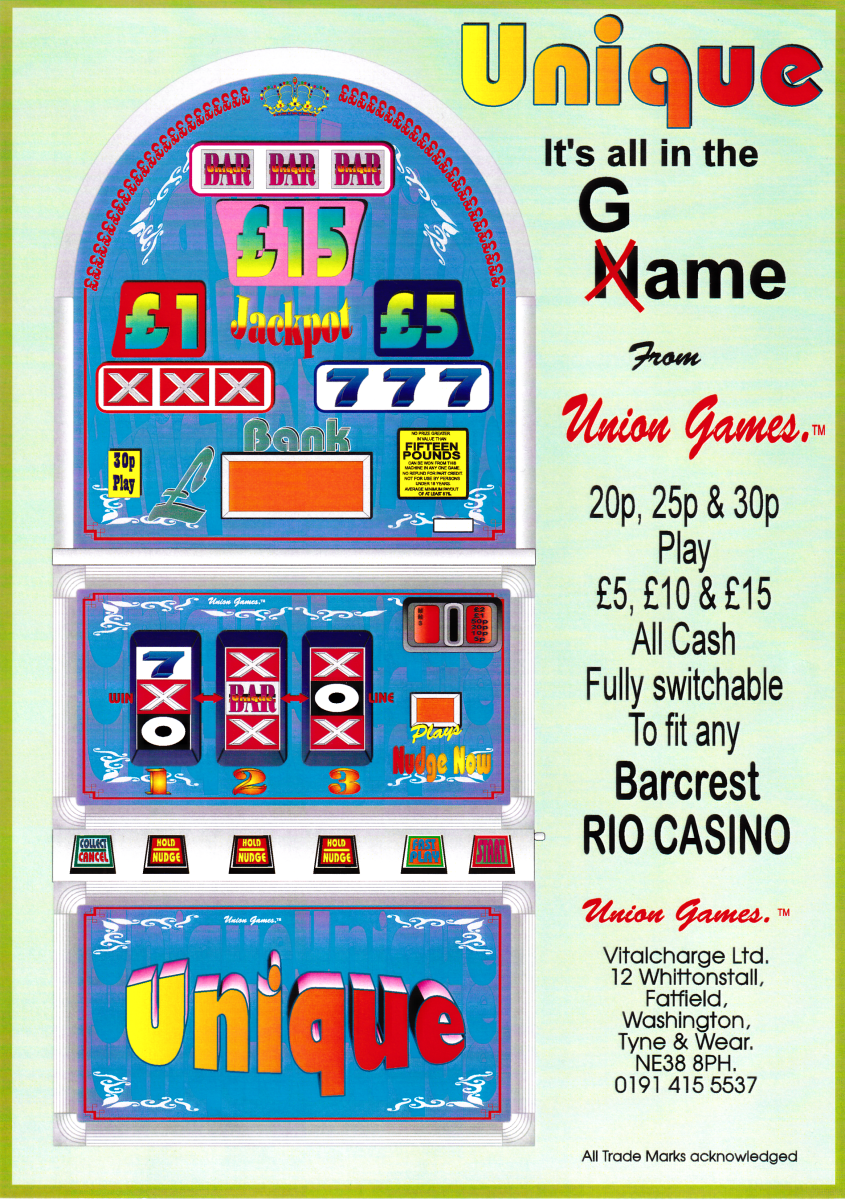 Union Games - Unique.png - Flyers - Desert Island Fruits