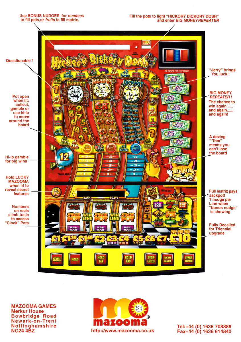 Mazooma - Hickory Dickory Dosh.png - Flyers - Desert Island Fruits